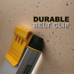 Stanley 13A 2-Gang Unswitched Power Strip With Belt Clip Black 5m ...