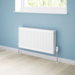 Flomasta 400mm x 800mm 3324BTU White Type 22 Convector Radiator - Screwfix