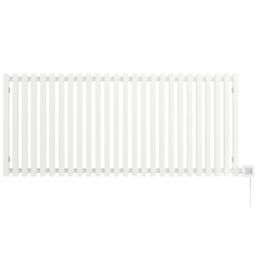 Terma Triga E Wall-Mounted Oil-Filled Radiator Textured White 1000W ...