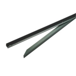 Apollo Angled Metal Fencing Posts 25mm x 25mm x 1.2m 2 Pack - Screwfix