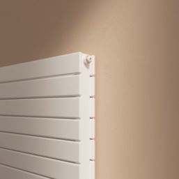 Flomasta 578mm x 1000mm 3685BTU White Horizontal Designer Radiator ...