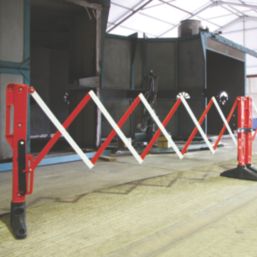 JSP Titan Expander Barrier Red/White 570mm - Screwfix