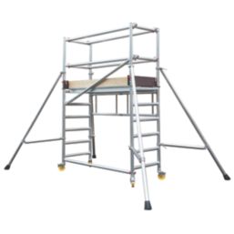 Werner MiniMax Single Depth Aluminium Tower 0.6m x 1.9m x 1.7m - Screwfix