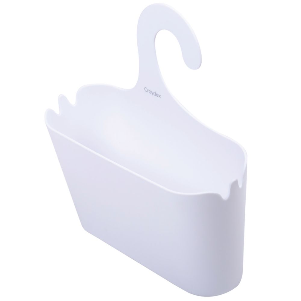 Croydex 1-Tier Hook Over Caddy White - Screwfix
