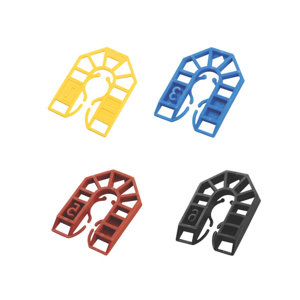 Broadfix Plastic Small U-Shims Assorted 100 Pcs - Screwfix