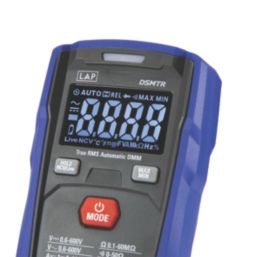 LAP AC/DC True RMS Digital Multimeter 600V - Screwfix