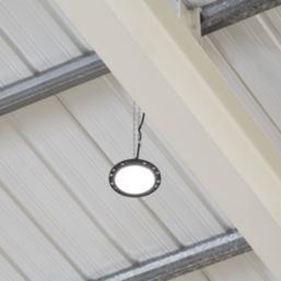 Collingwood Springbok Lite LED High Bay Black 80W 11,000lm - Screwfix