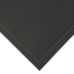 COBA Fingertip Entrance Mat Black 1m x 0.8m x 13mm - Screwfix