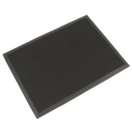 COBA Fingertip Entrance Mat Black 1m x 0.8m x 13mm - Screwfix