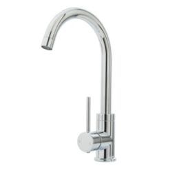 Highlife Bathrooms Eco Single Lever Sink Mixer Chrome - Screwfix