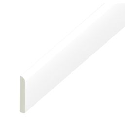 Crystal uPVC Window Trim White 2497mm x 45mm - Screwfix