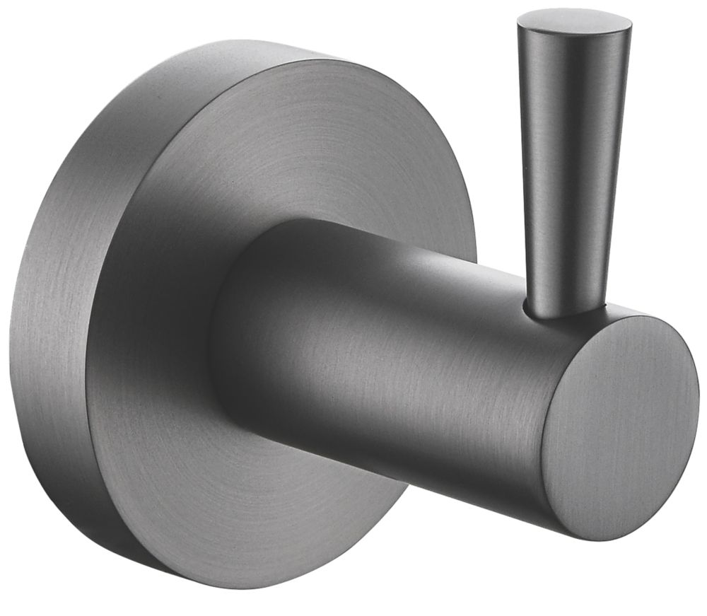 Bristan Round Hook Gun Metal Grey - Screwfix