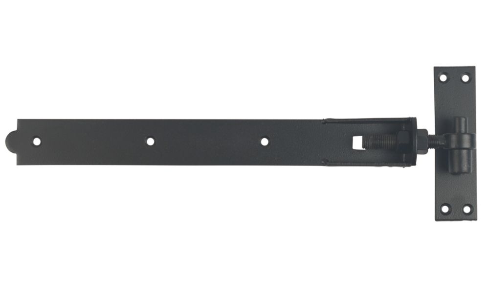 GateMate Black Straight Adjustable Bands & Hooks 165mm x 18" x 450mm 2 ...