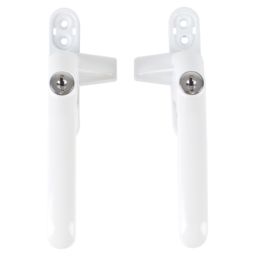 Smith & Locke Left & Right-Handed Window Handles White 10 Pack - Screwfix