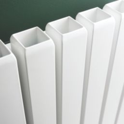 Ximax Erupto Square Designer Radiator 1800 x 285mm White 3099BTU - Screwfix