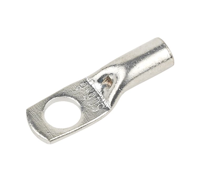 Essentials Non-Insulated Metallic 6mm Ring Copper Tube Lugs 10 Pack ...