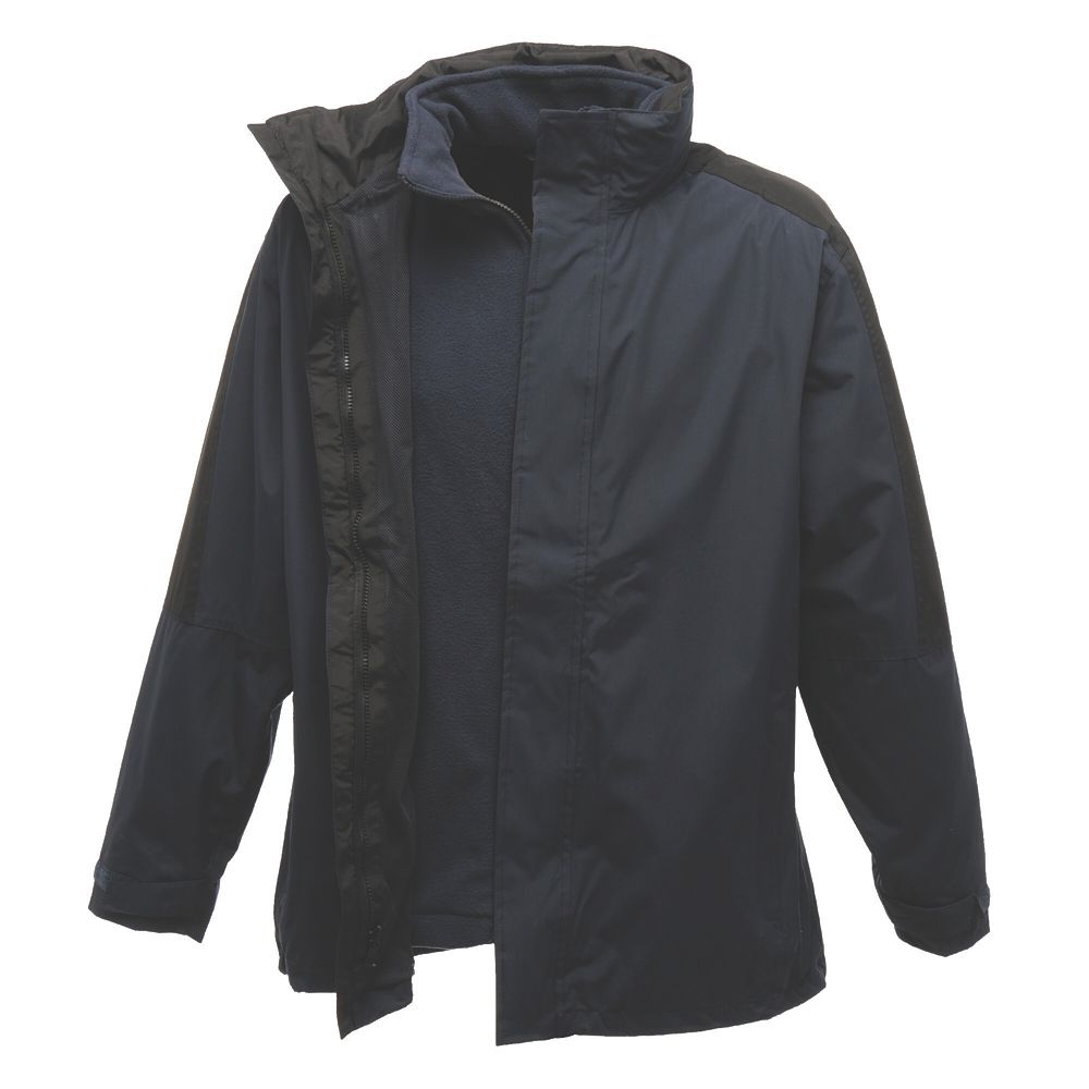 Regatta Defender III 3-in-1 Waterproof Jacket Navy/Black Medium 39 ...