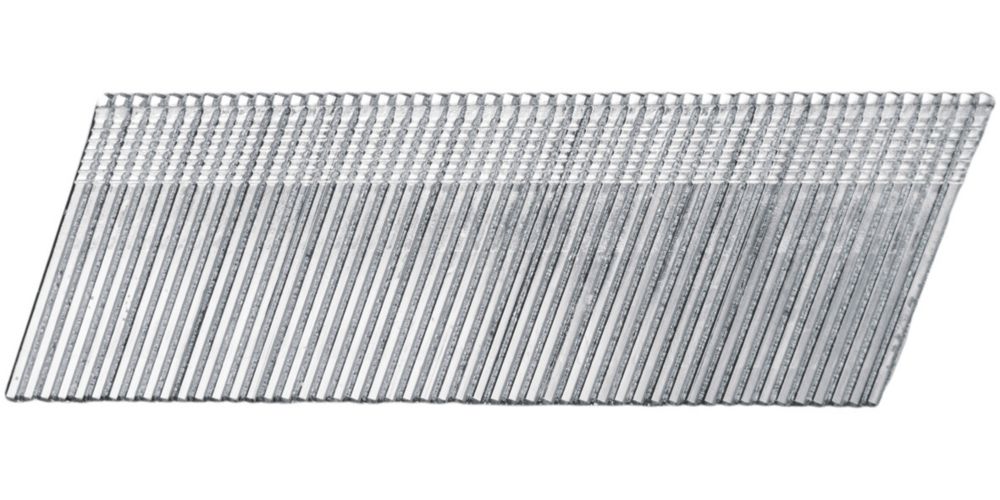 Fischer Galvanised Angled Brad Nails 16ga x 32mm 2000 Pack - Screwfix