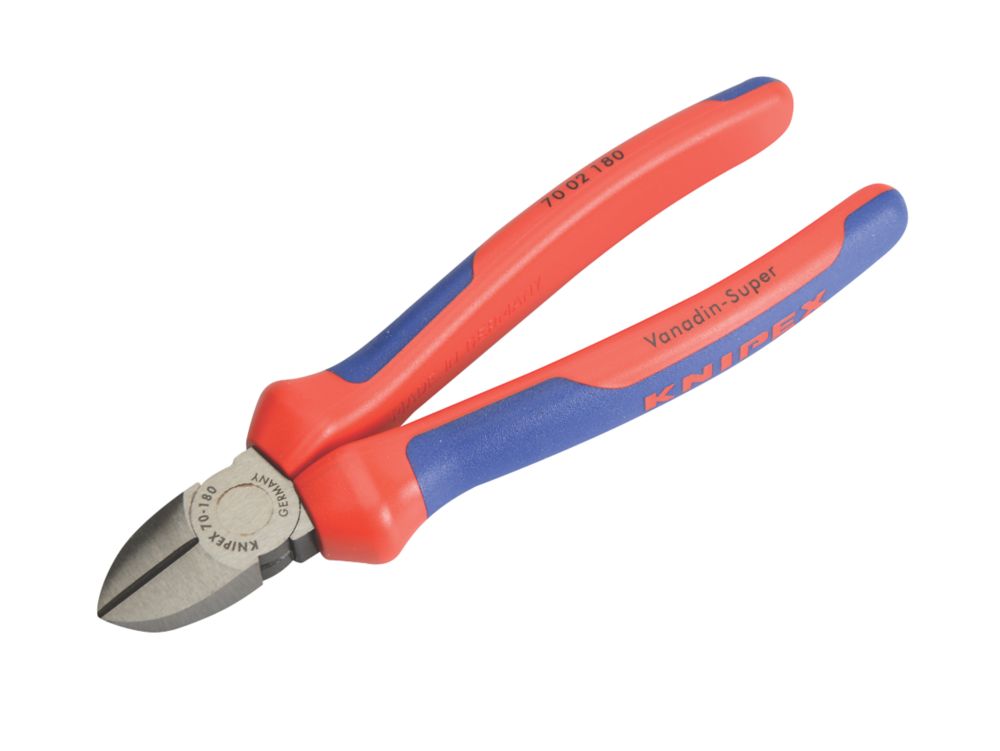 Knipex Diagonal Cutters 7" (180mm) - Screwfix