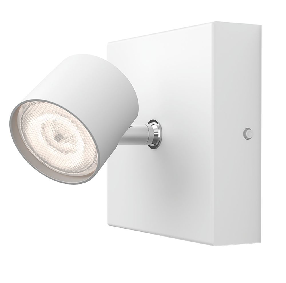 Philips Star WarmGlow LED Single Spotlight White 4.5W 500lm - Screwfix