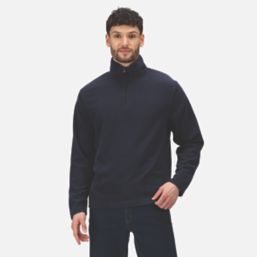 Regatta Micro Zip-Neck Fleece Dark Navy Large 41.5" Chest - Screwfix