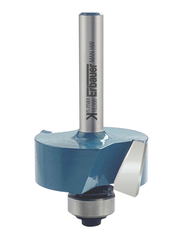 Erbauer 1/4" Straight Router Cutter 31.8mm x 12.7mm - Screwfix