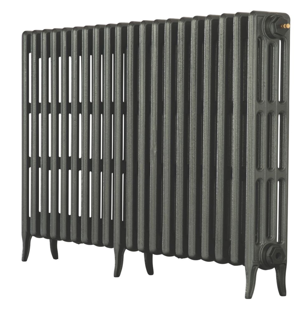 Arroll 760mm x 1114mm 5582BTU Cast Grey Cast Iron 4 Column Radiator ...