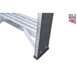Lyte Aluminium 3.18m 12 Step Platform Step Ladder - Screwfix
