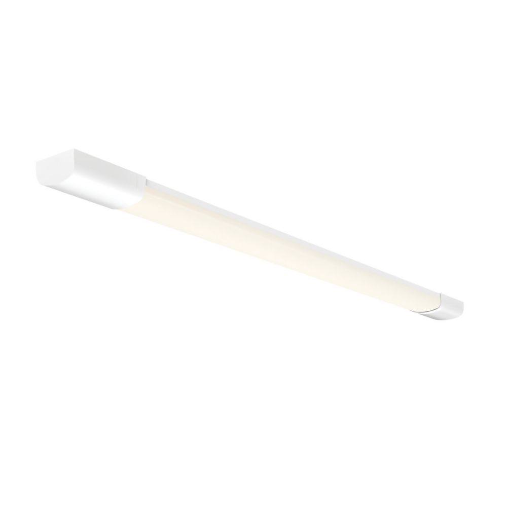 4lite Single 4ft LED CCT Batten 30W 3900lm 220-240V - Screwfix