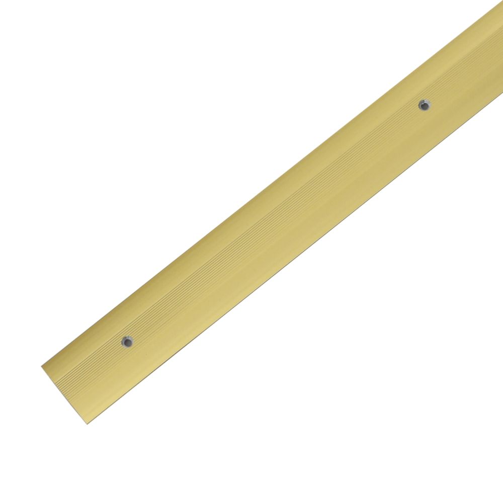 Carpet Cover Strip Gold 0.9m x 36mm - Screwfix