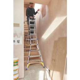 Werner Aluminium 5.1m Combination Ladder - Screwfix