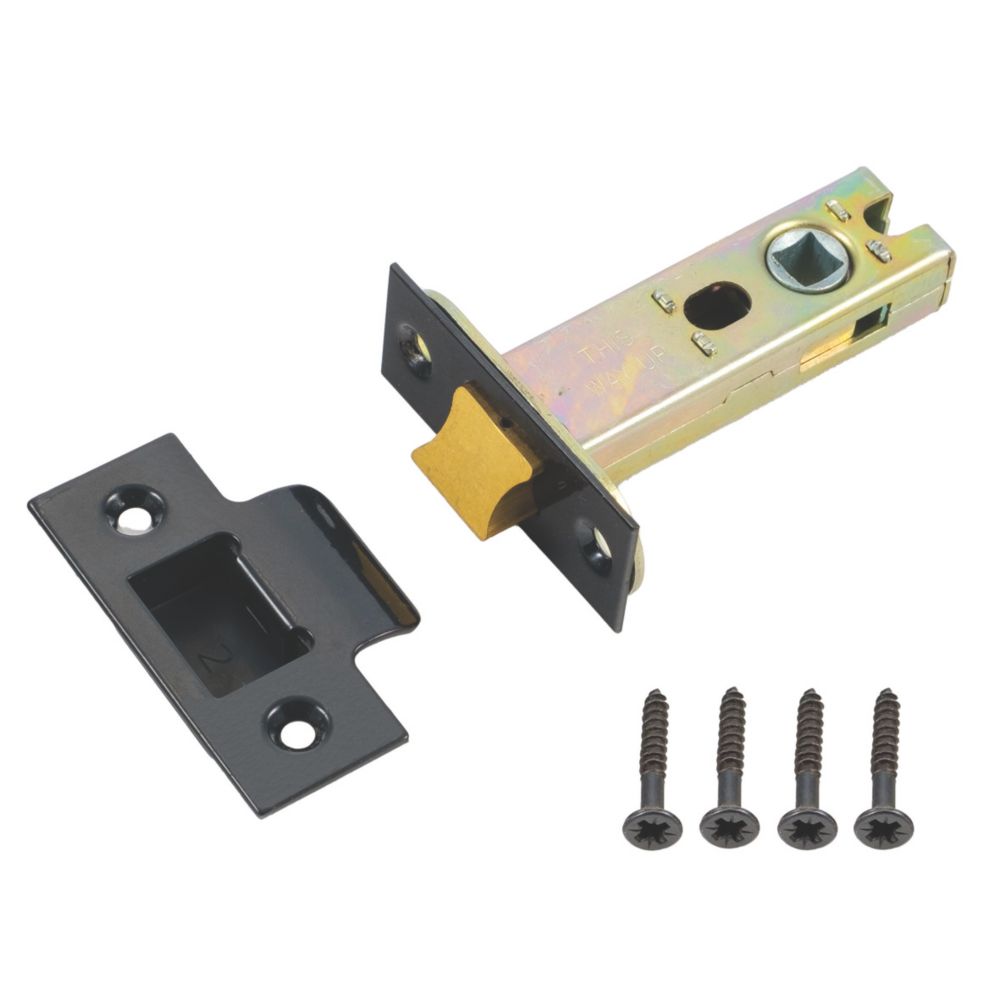 Smith & Locke Matt Black Heavy Duty Tubular Mortice Latch 76mm Case ...