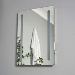 Spa Ecti Rectangular Mirror with Shaver Socket With 356lm LED Light ...