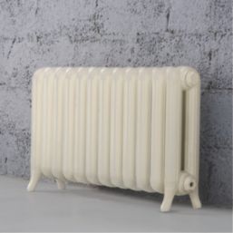 Arroll 549mm x 946mm 3480BTU Cream Cast Iron 2 Column Radiator - Screwfix