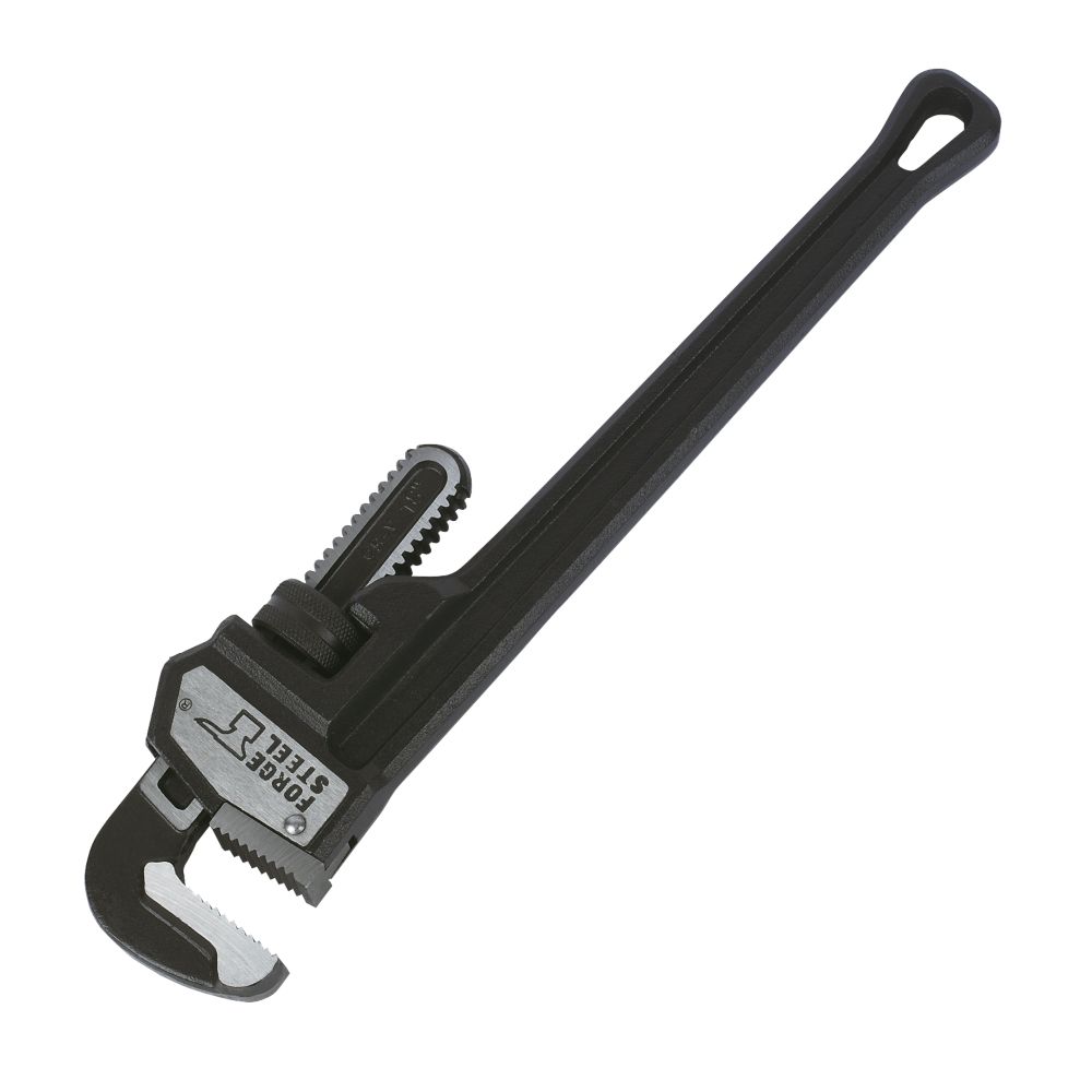 Forge Steel Pipe Wrench 18" - Screwfix