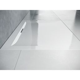 Mira Flight Level Rectangular Shower Tray White 1200mm x 800mm x 25mm Screwfix