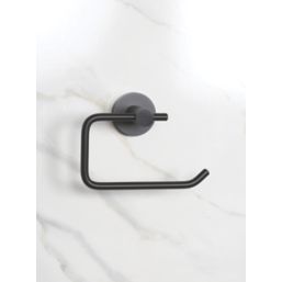 Bristan Round Toilet Roll Holder Black - Screwfix