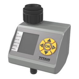 Titan Single Outlet Watering Timer - Screwfix