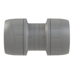 PolyPlumb Enhanced Plastic Push-Fit Equal Straight Coupler 22mm - Screwfix