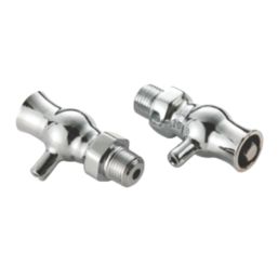 Arroll Chrome Radiator Bleed Valve - Screwfix