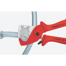 Knipex PlastiCut 0-25mm Manual PVC Conduit Pipe Cutter - Screwfix