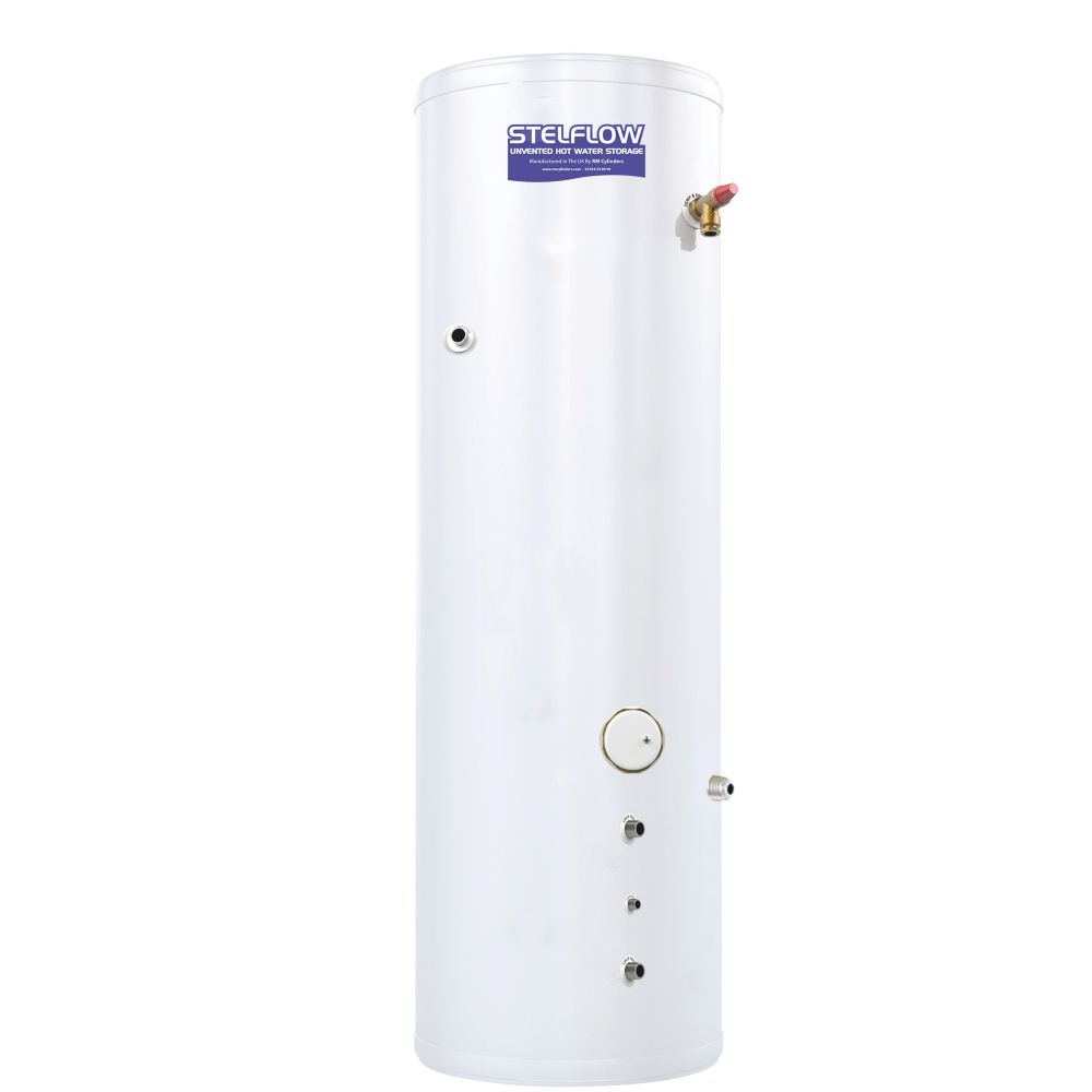 RM Cylinders Stelflow Indirect Unvented High Gain Hot Water Cylinder ...