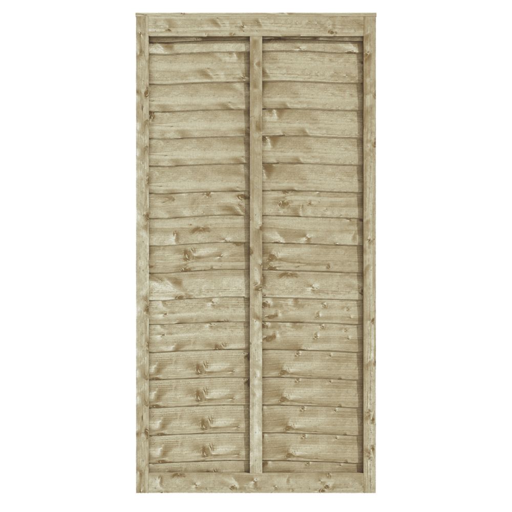Rowlinson Gate 915mm x 1830mm Natural Timber - Screwfix