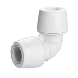 Hep2O Plastic Push-Fit Equal 90° Keyless Elbow 15mm - Screwfix