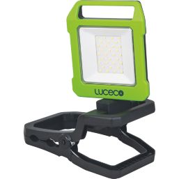 Luceco Rechargeable LED Clamp Work Light w/ Power-Bank 1000lm - Screwfix