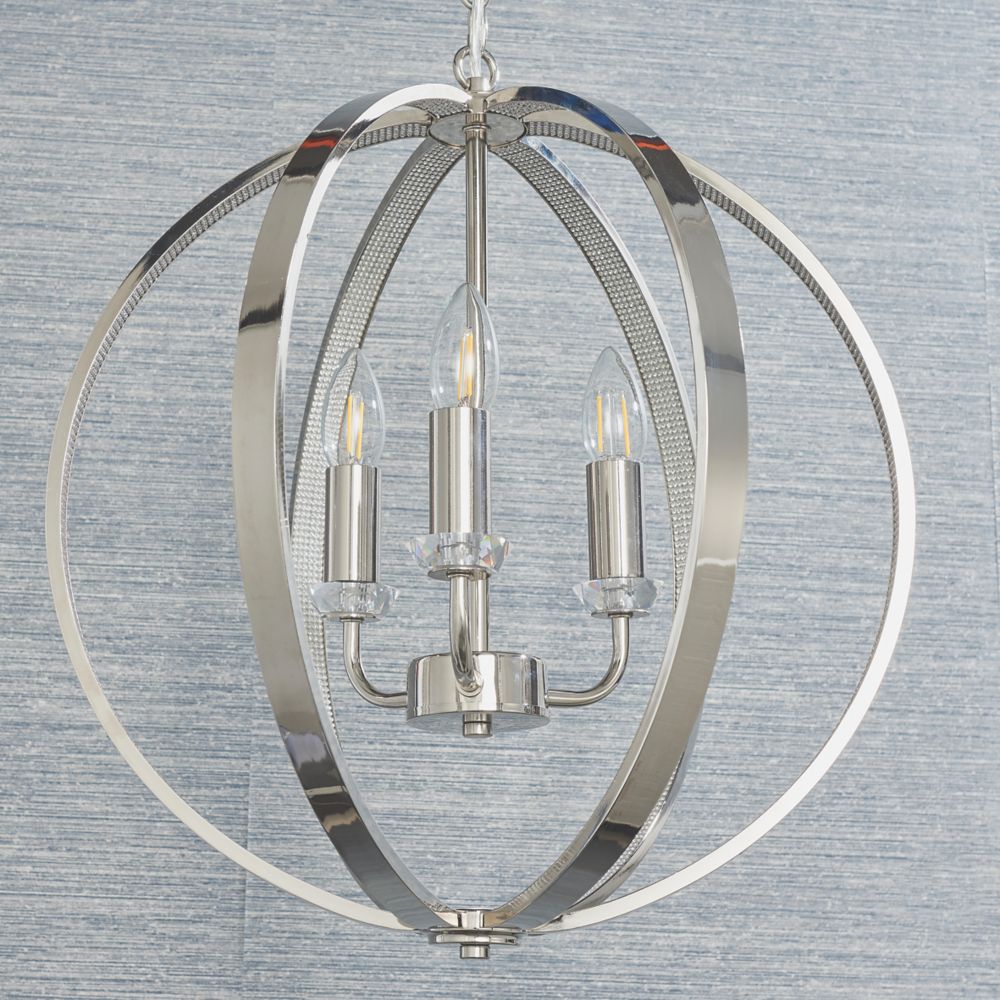 Quay Design Spirit Ceiling Pendant Bright Nickel | Pendant Lights ...