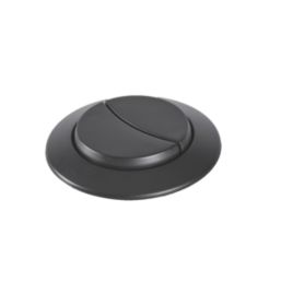Trade Dual-Flush Close Couple Cistern Flushing Button Black - Screwfix