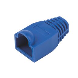 Labgear RJ45 PVC Boots 8mm Blue 5 Pack - Screwfix