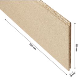 Essentials Loft Boards 1220mm x 320mm 3 Pack - Screwfix