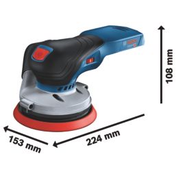 Bosch GEX 18V-125 125mm 18V Li-Ion CoolPack Brushless Cordless Random Orbit Sander - Bare - Screwfix